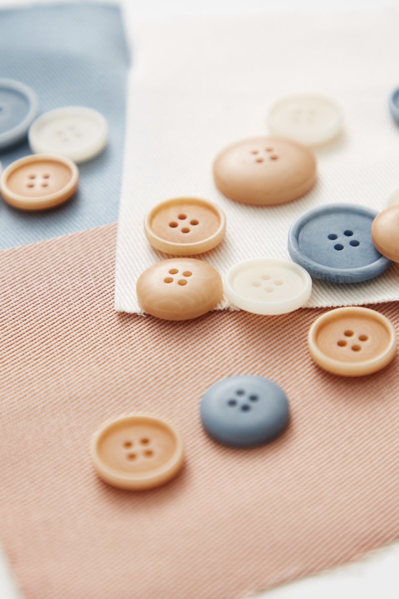 LIDANI - Knopf Corozo - 2 Hole - 11 mm - gold - Mind the Maker